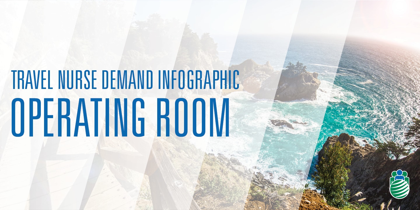 [Infographic] Top 3 States For Operating Room Travel Nurses This Summer